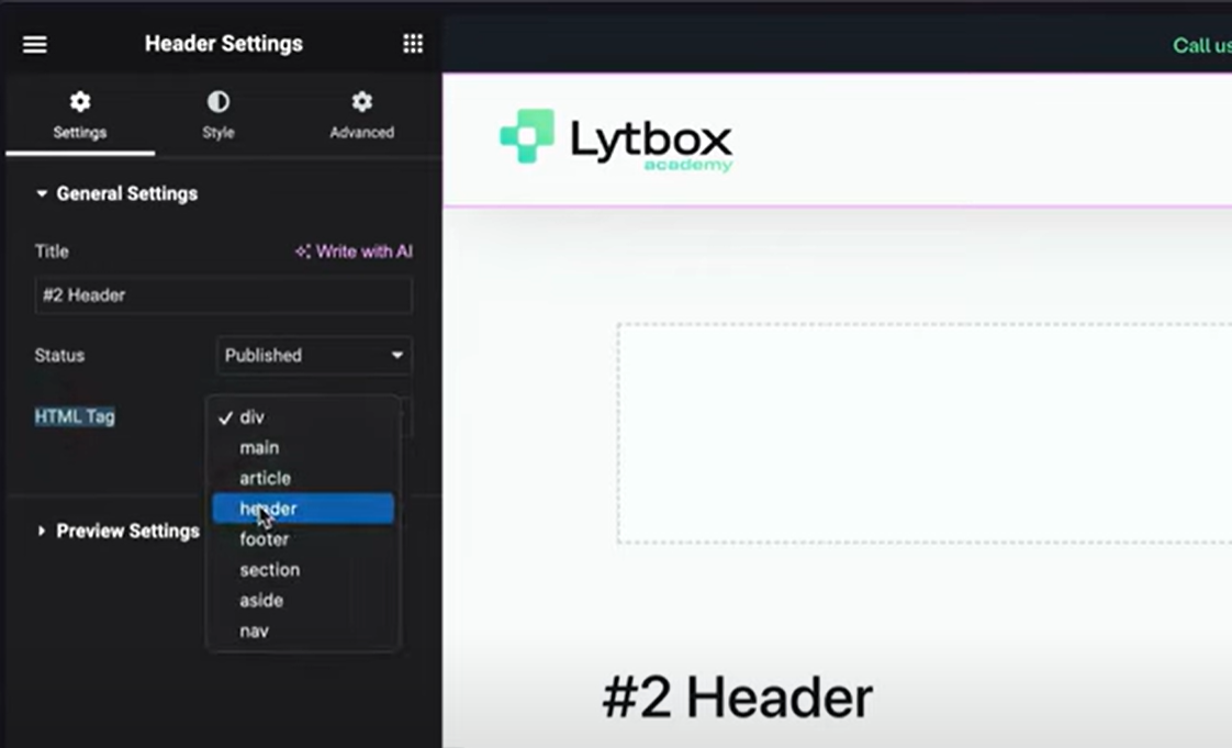 SEO Optimize Your Elementor Headers & Menus