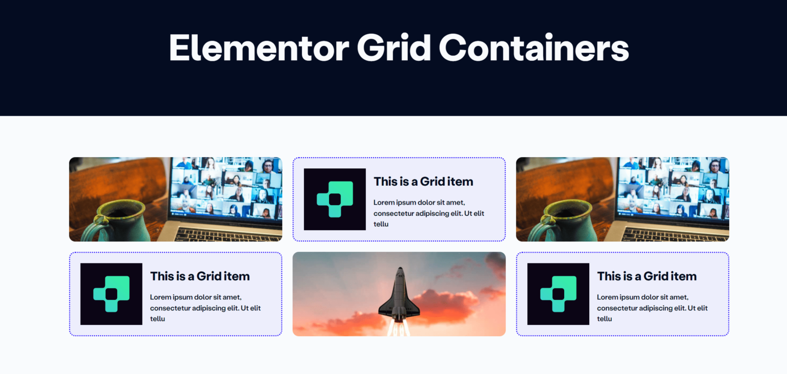 How to use Elementor Grid Containers?