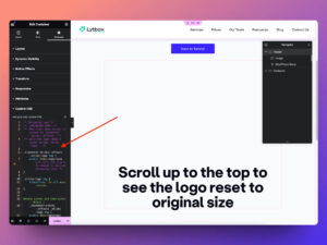 How To Shrink A Logo On Scroll With Elementor Sticky Headers