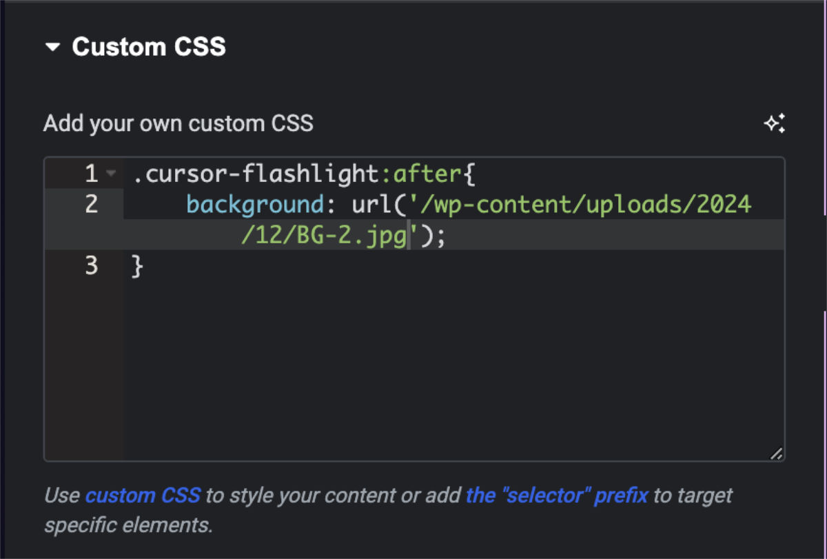 Background Image Reveal on Hover Effect in Elementor